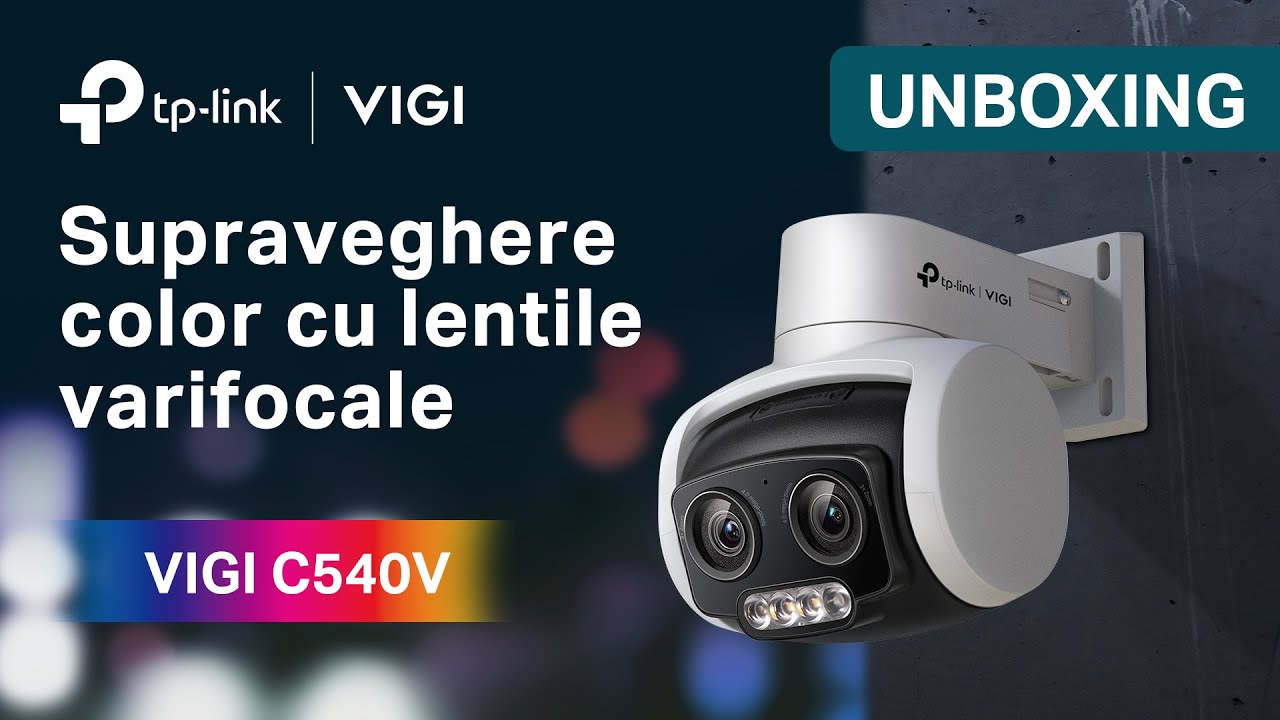 TP-Link VIGI C540V: Cameră video de exterior, cu lentile varifocale ...