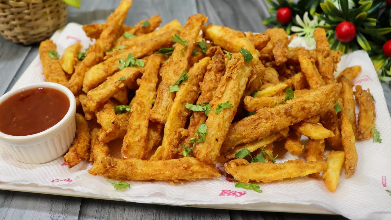 Karachi Ke Mashoor Anday Walay Crispy French Fries | Crispy Egg Fries ...