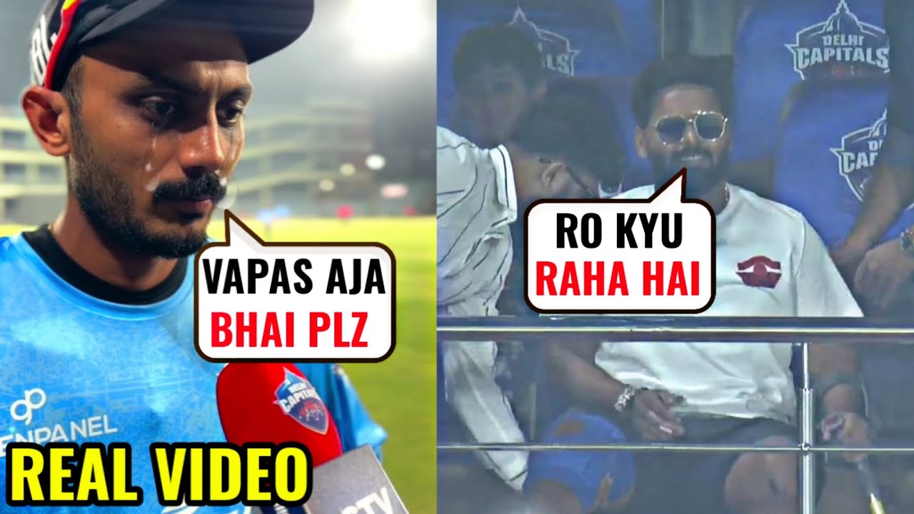 Emotional Axar Patel Sad Then Did This Heart Winning Gesture For ...