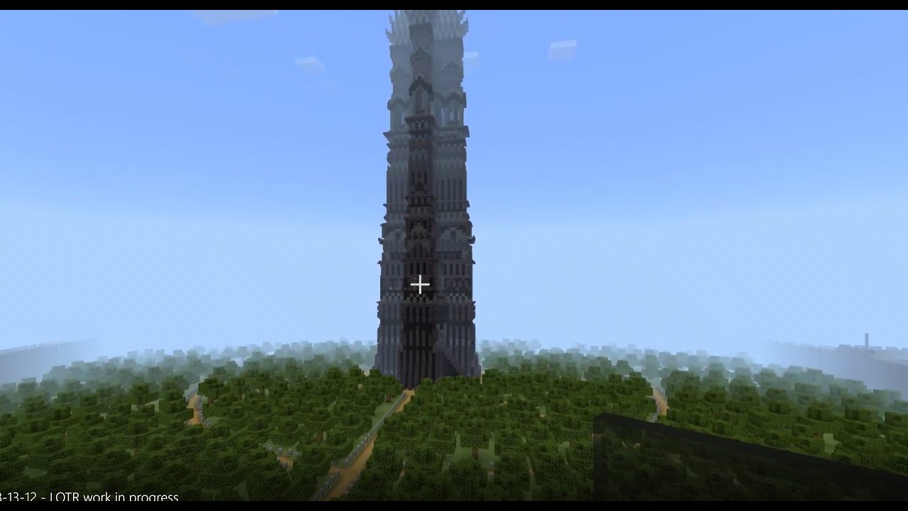 Massive Minecraft Tower of Isengard & Helms Deep - Work in Progres ...