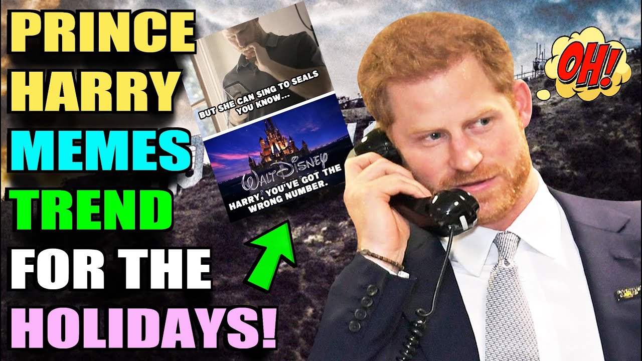 Prince Harry memes TREND for the holidays! - YouTube