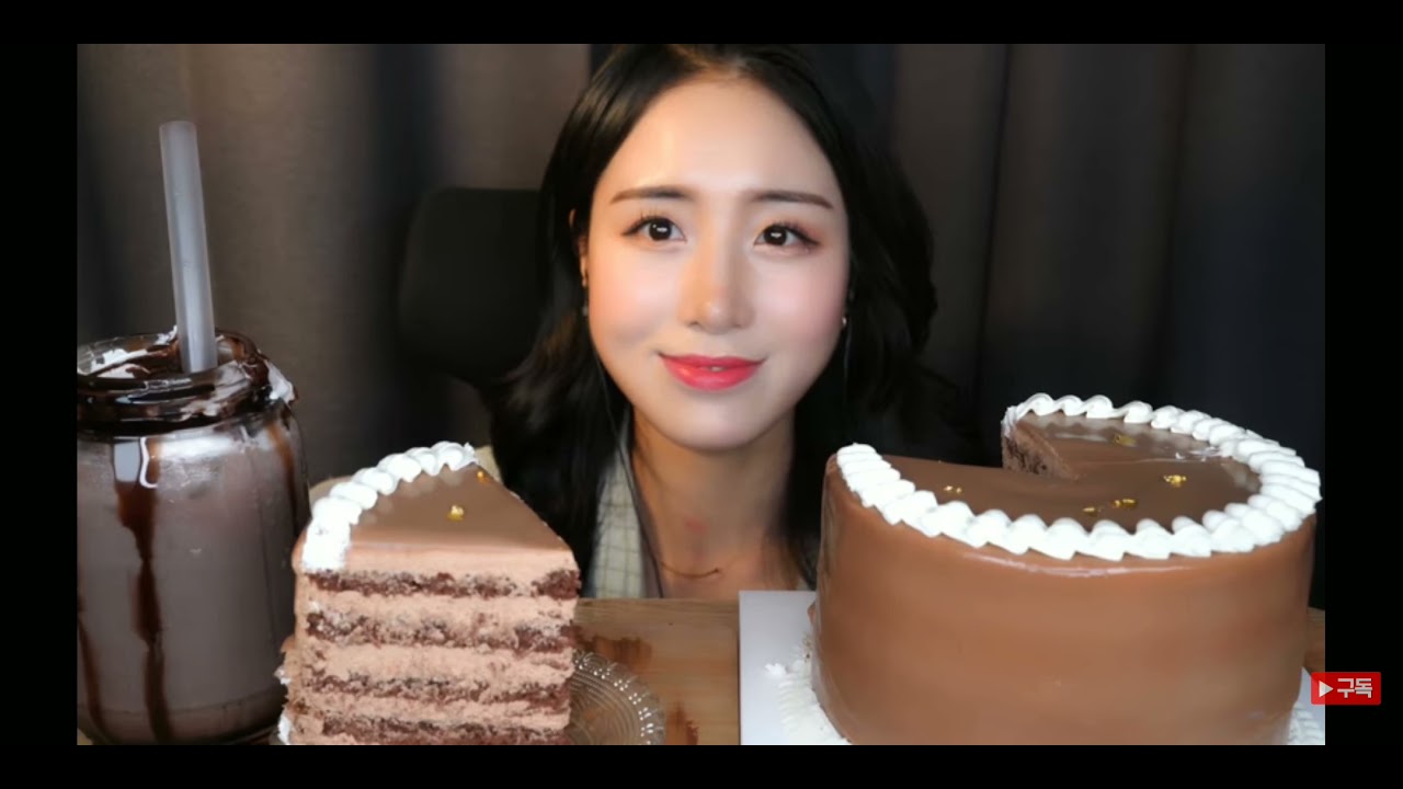 ASMR brown cake - YouTube