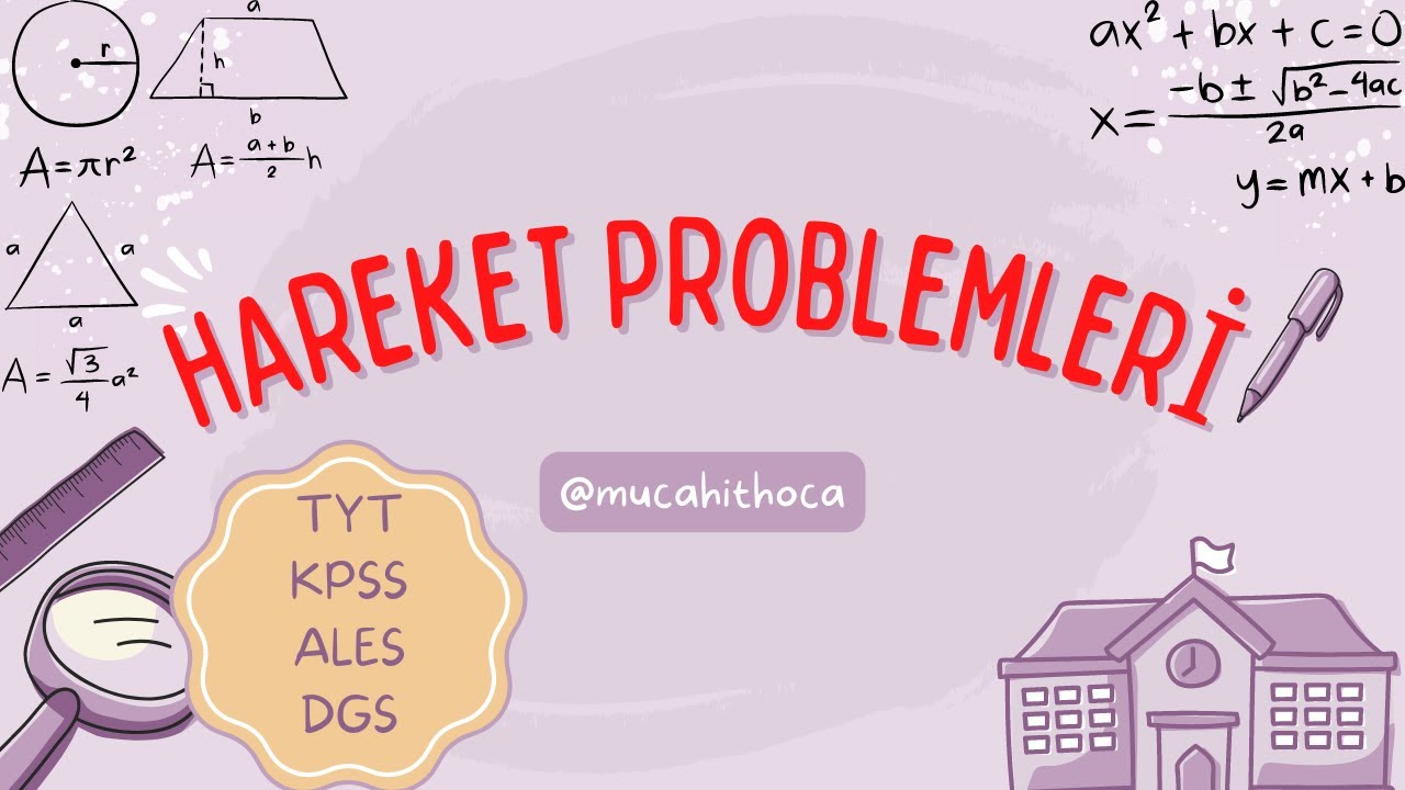 HAREKET (HIZ) PROBLEMLERİ - YENİ BİR GÜN YENİ BİR SORU (LGS - TYT - KPSS - ALES - DGS) - YouTube