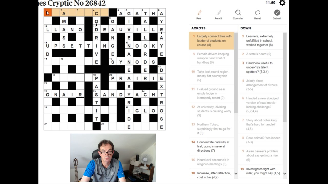 How to solve The Times cryptic crossword on 28 Sept 2017 - YouTube