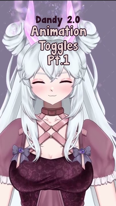 A Closer Look at DandyVT's VTuber Live2D Showcase: Animation Toggles #shorts - YouTube