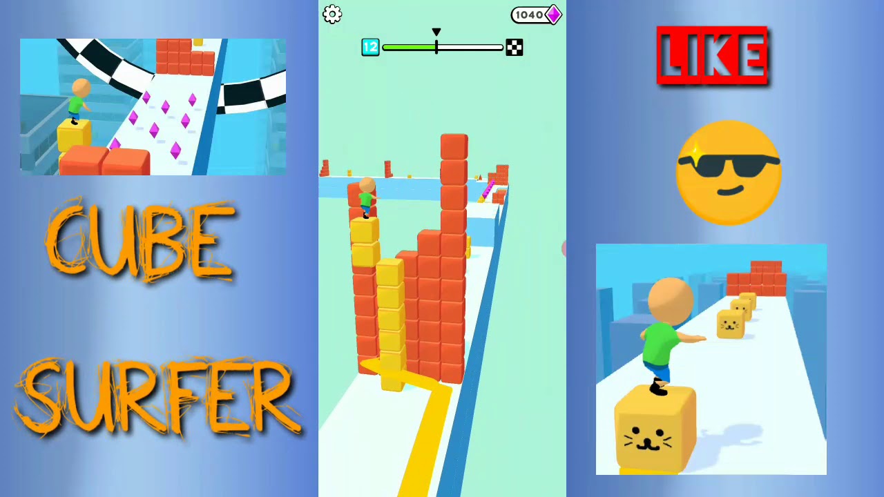 CUBE SURFER! GAMEPLAY (CAN YOU DO IT BETTER?) - YouTube