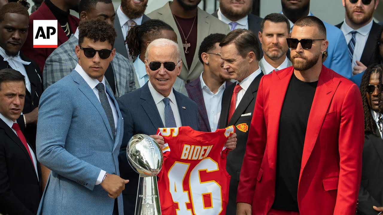 Biden hosts Super Bowl Champ Kansas City Chiefs - YouTube