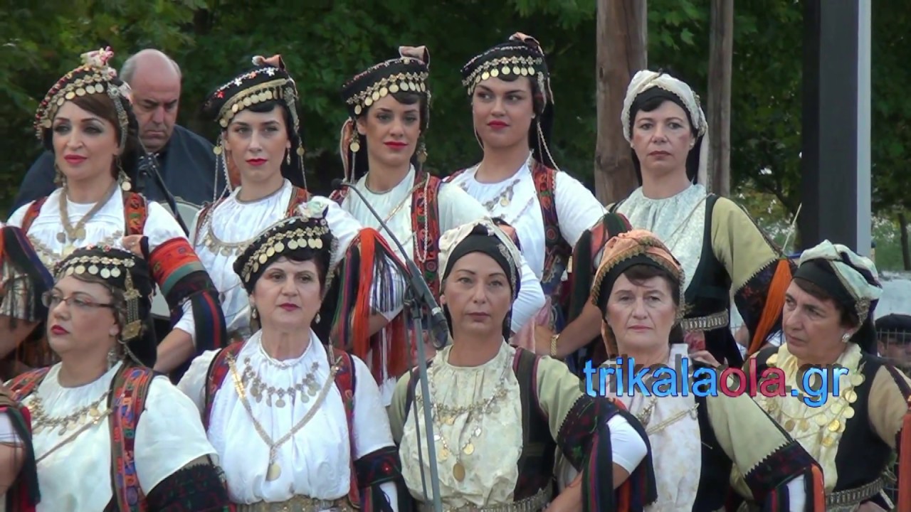 5ο Καραγκούνικο Αντάμωμα Τρανός Χορός Μεγάλα Καλύβια Τρικάλων μέρος 1ο ...