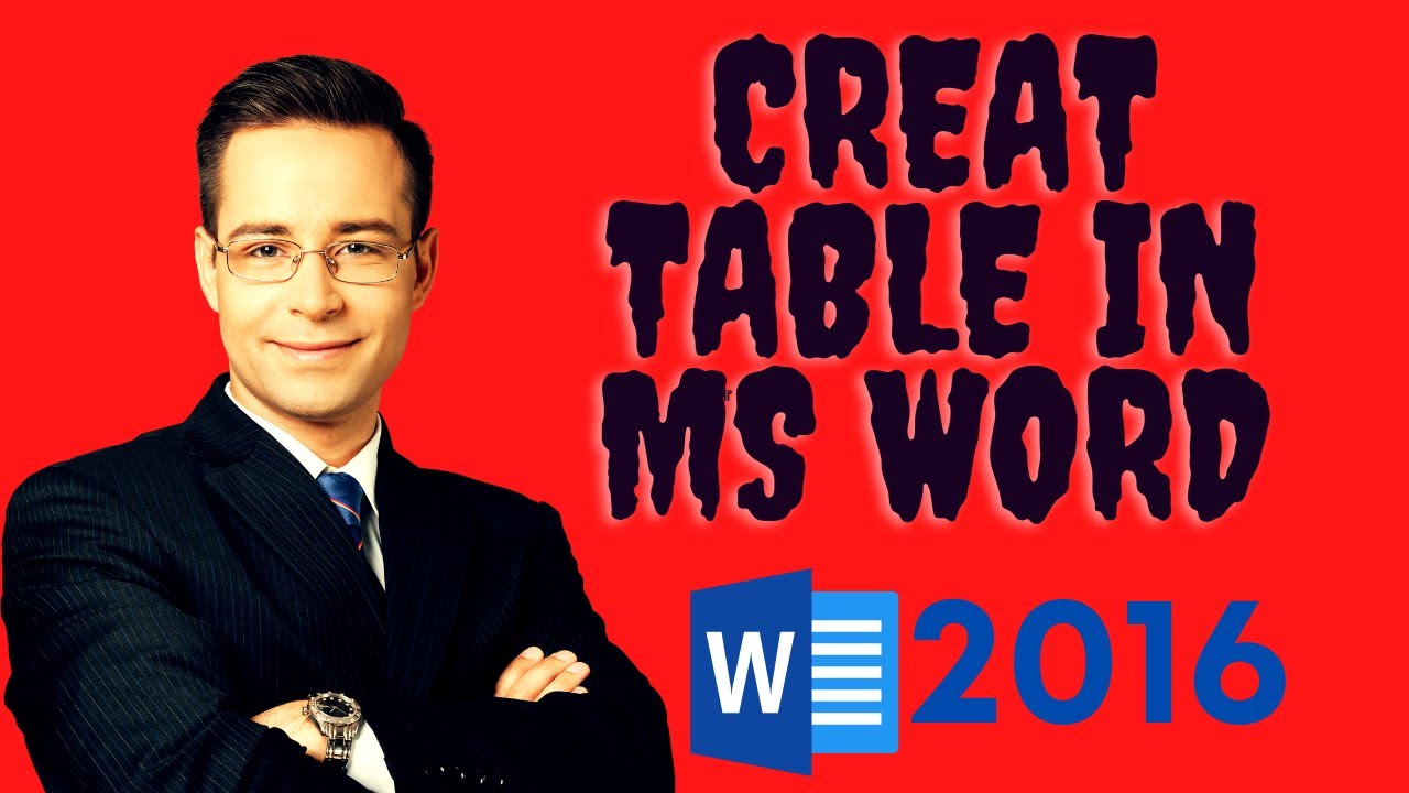 How To Create Table In MS WORD Easy Way To Format Table In MS WORD YouTube How To Create Table In MS WORD Easy Way To Format Table In MS WORD YouTube