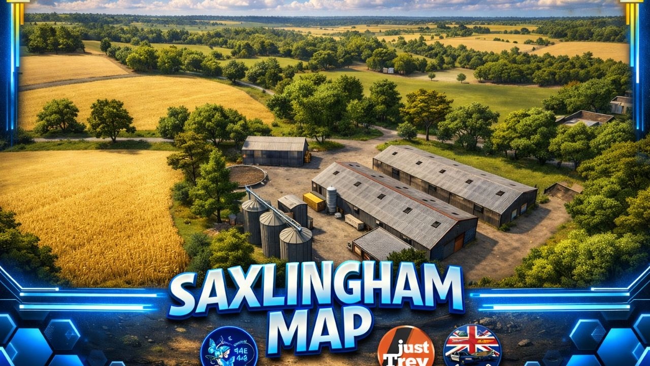 FS25- PART 6 - SAXLINGHAM FARM ESTATE MAP WITH JT AND AIDON - LIVE ...