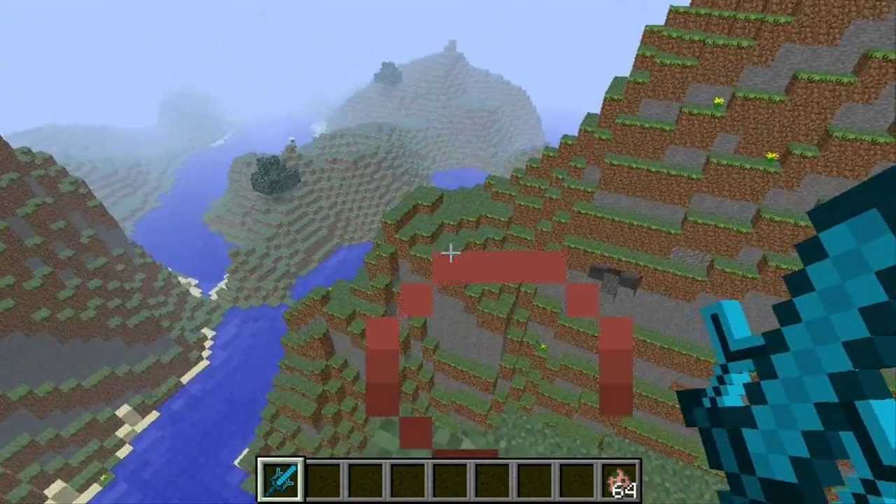 Minecraft Modyfikacje - Cyan Warrior Swords - nowe rodzaje mieczy - YouTube