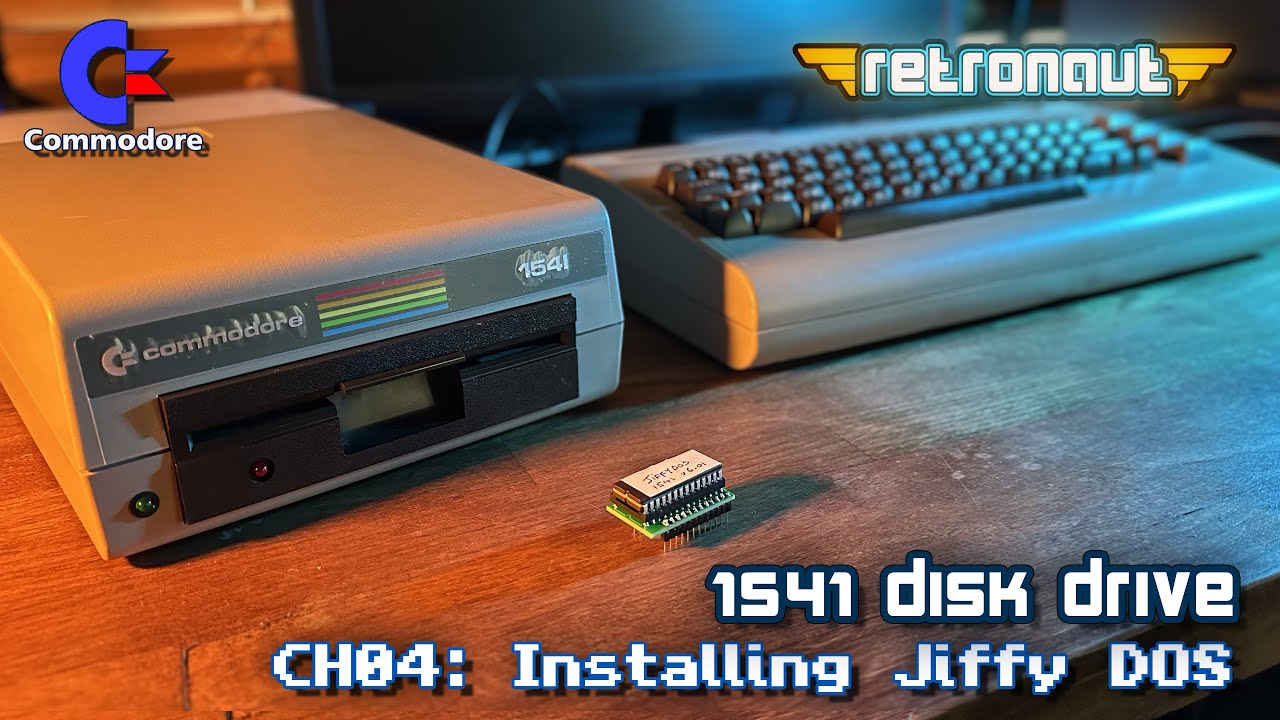 Commodore 1541 Disk Drive: Make a ROM adapter and Install JiffyDOS ROM ...