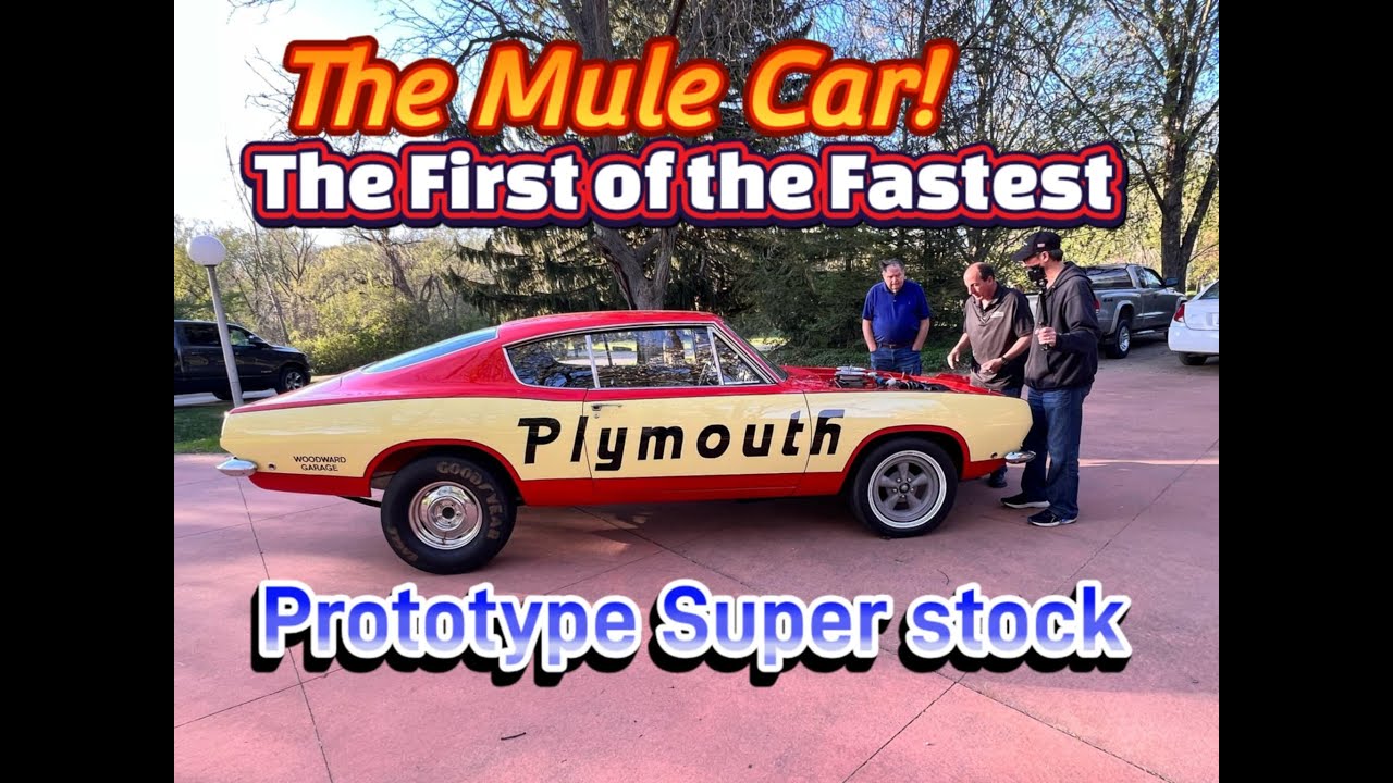 1968 Plymouth Barracuda PROTOTYPE: The MULE CAR: The first of the ...