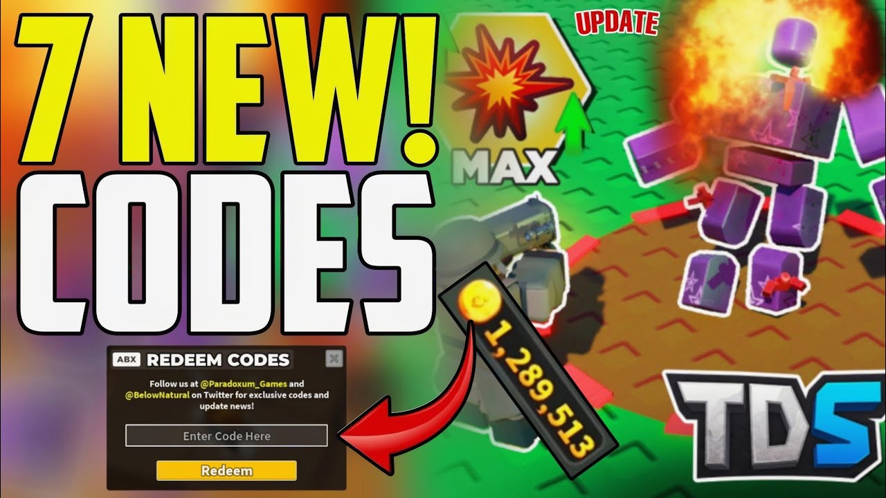 ⚠️UPDATE!💥[CODE]⚠️ TOWER DEFENSE SIMULATOR ROBLOX CODES 2025 - TOWER ...