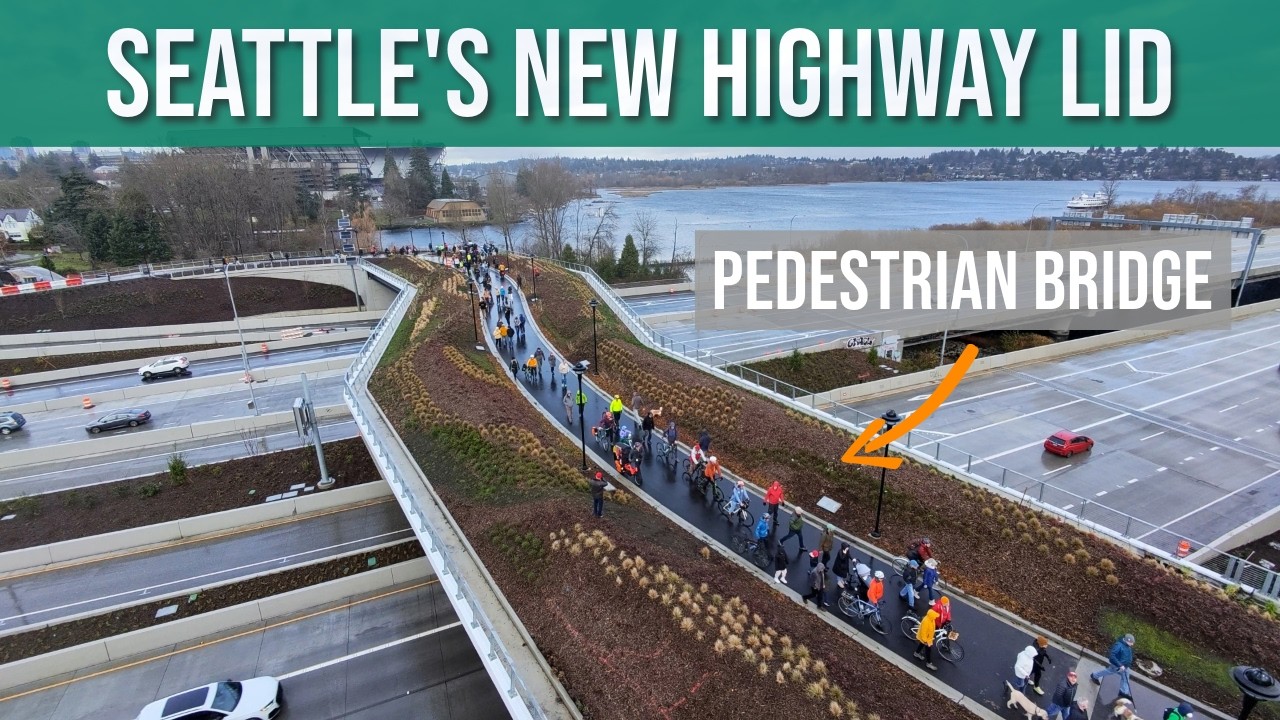 Montlake Lid and Pedestrian Bridge Grand Opening - Bicycle Tour of the ...