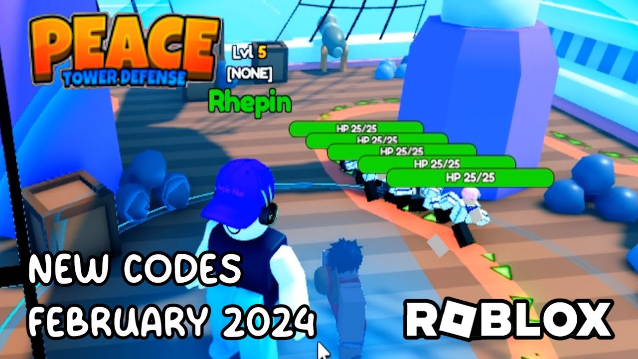 Roblox Peace Tower Defense New Codes February 2024 - YouTube