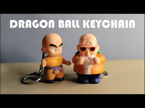 Dragon Ball Keychain From Bandai. Krillin & Master Roshi Keychain - YouTube