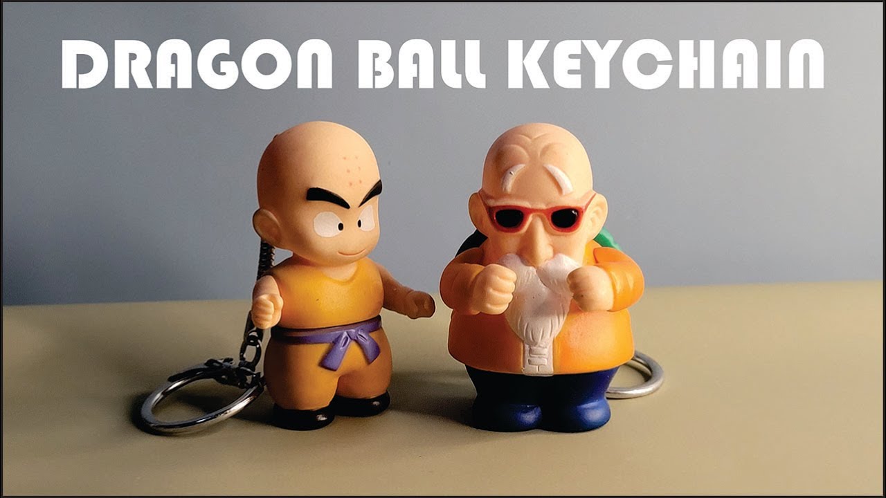 Dragon Ball Keychain From Bandai. Krillin & Master Roshi Keychain - YouTube