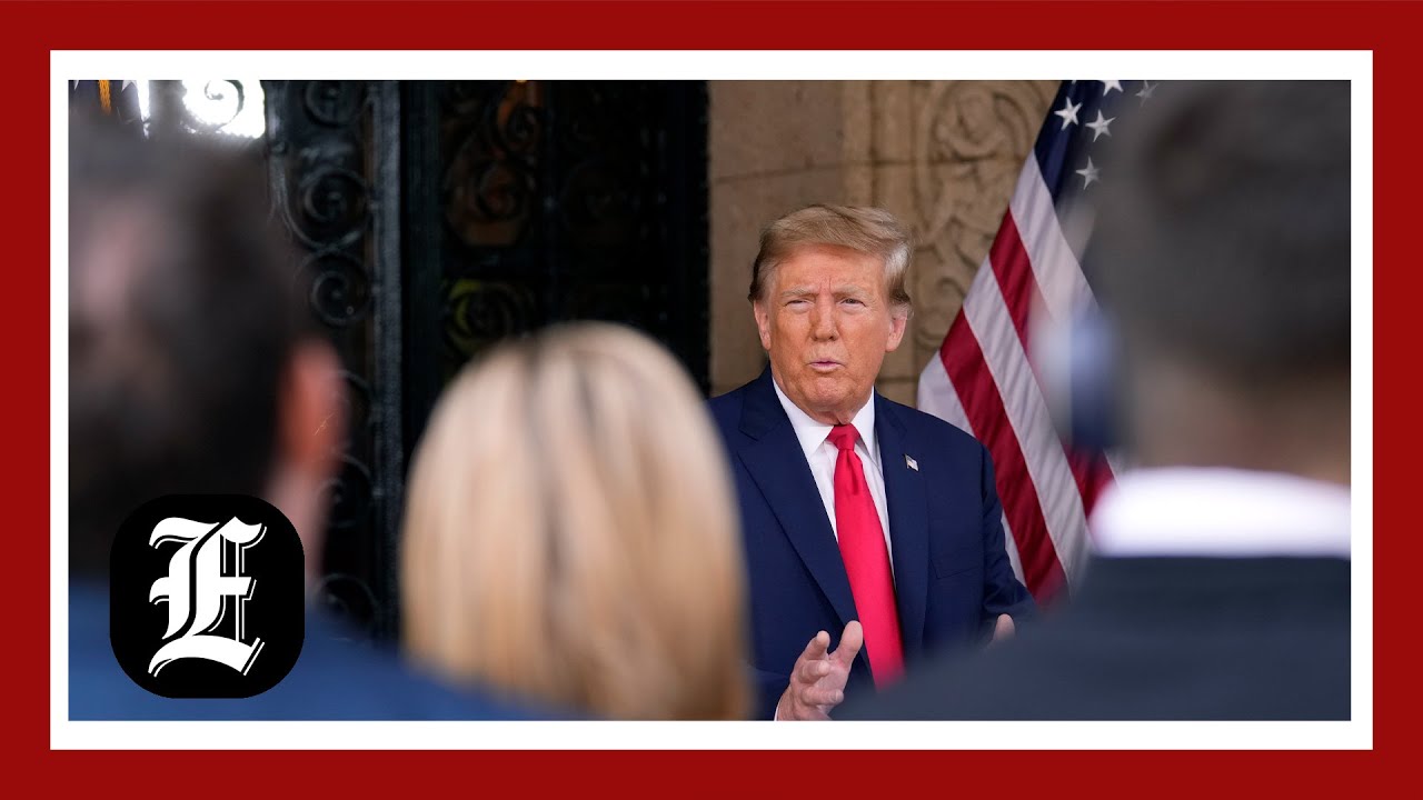 WATCH LIVE: Donald Trump hold press conference at Mar-a-Lago - YouTube