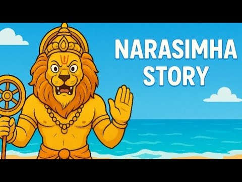 Lord Narasimha Story | Prahlad & Hiranyakashipu | Kids Animated Moral ...