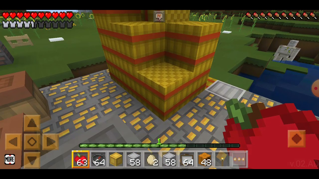 how to make golden Apple in minecraft - YouTube