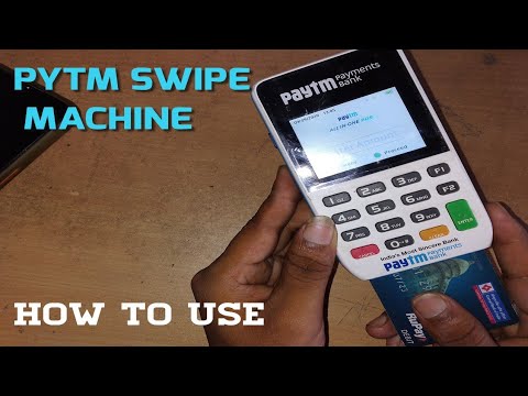 Paytm swipe machine | How to use paytm swipe machine | Paytm swipe ...