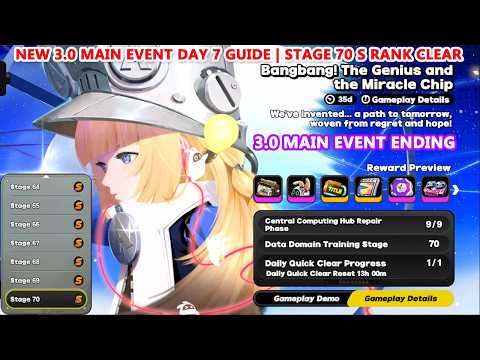 ZZZ Bangbang The Genius and the Miracle Chip : New 3.0 Main Event Day 7 Guide | Stage 70 Clear