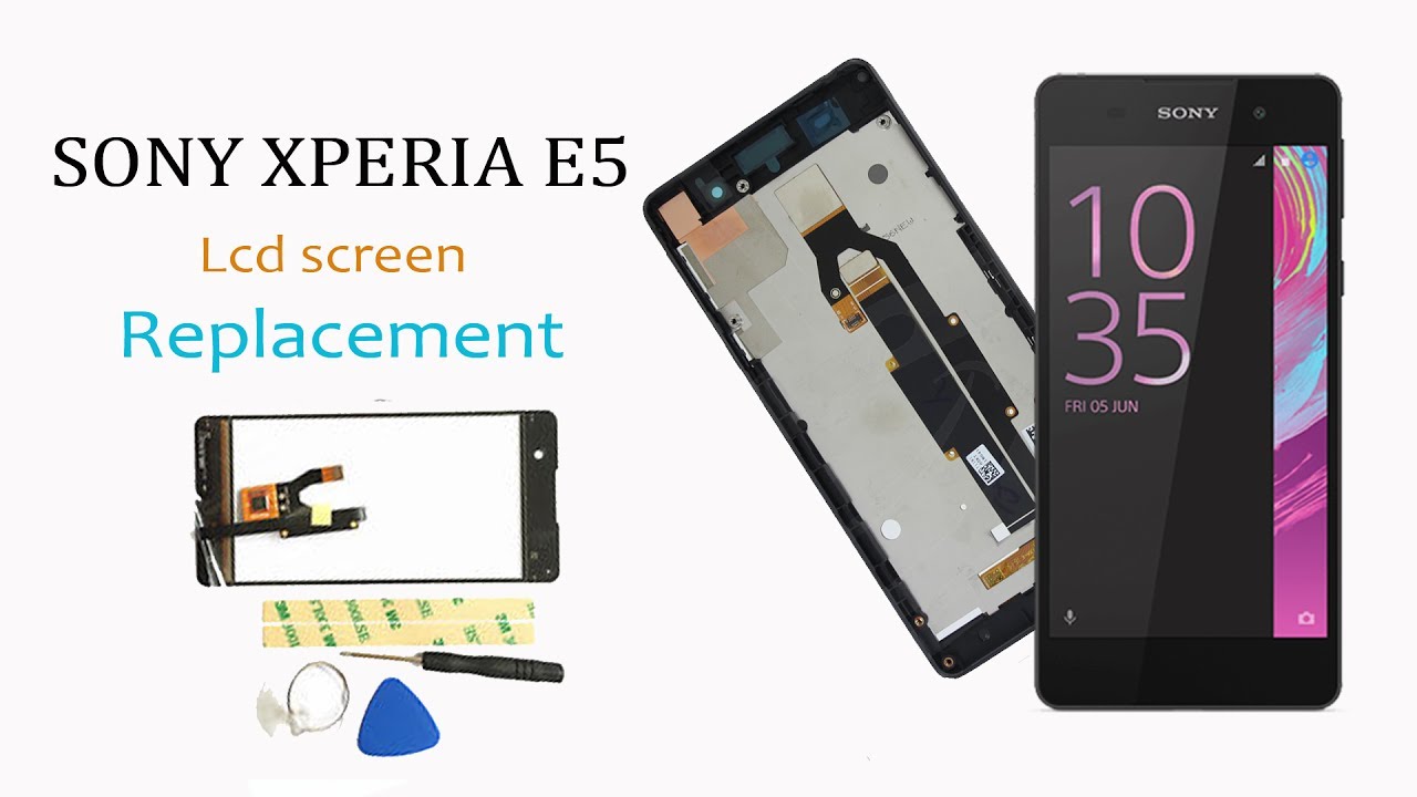 Sony Xperia E5 Lcd Screen Replacement - YouTube