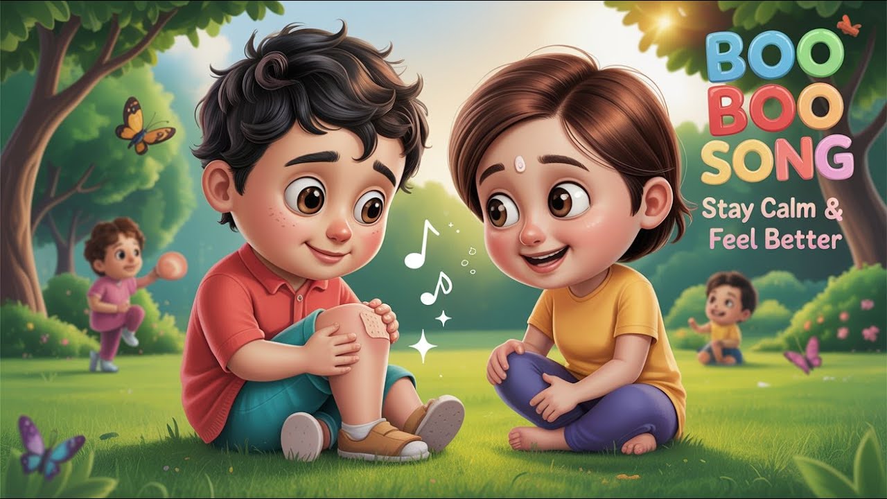 Ouch! My Boo Boo 😢| | Feel Better Song for Kids | Cartoon Story Time # ...