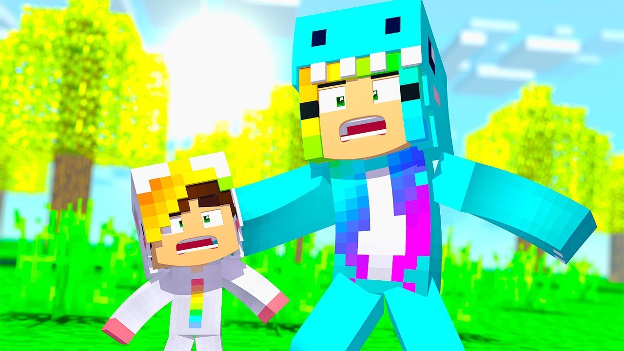MILO y JES CAMBIAN DE TRAJES *bebe milo niña?* 😱 MINECRAFT ROLEPLAY ...