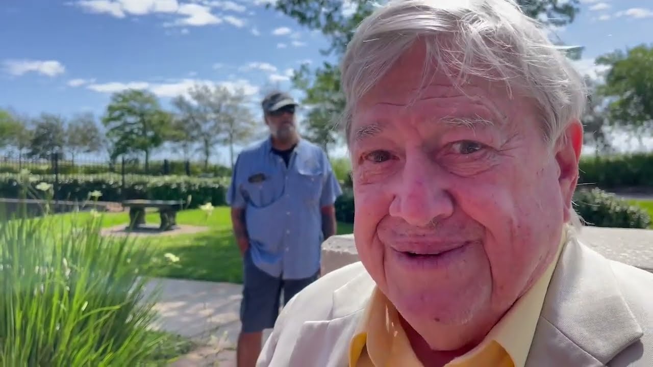 Joe Gilchrist bench dedication at the Veterans Memorial Park Pensacola ...
