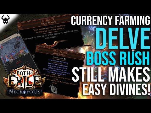 MAKE DIVS IN DELVE! My Delve Boss Rush Strategy (300-350 Horizontal ...