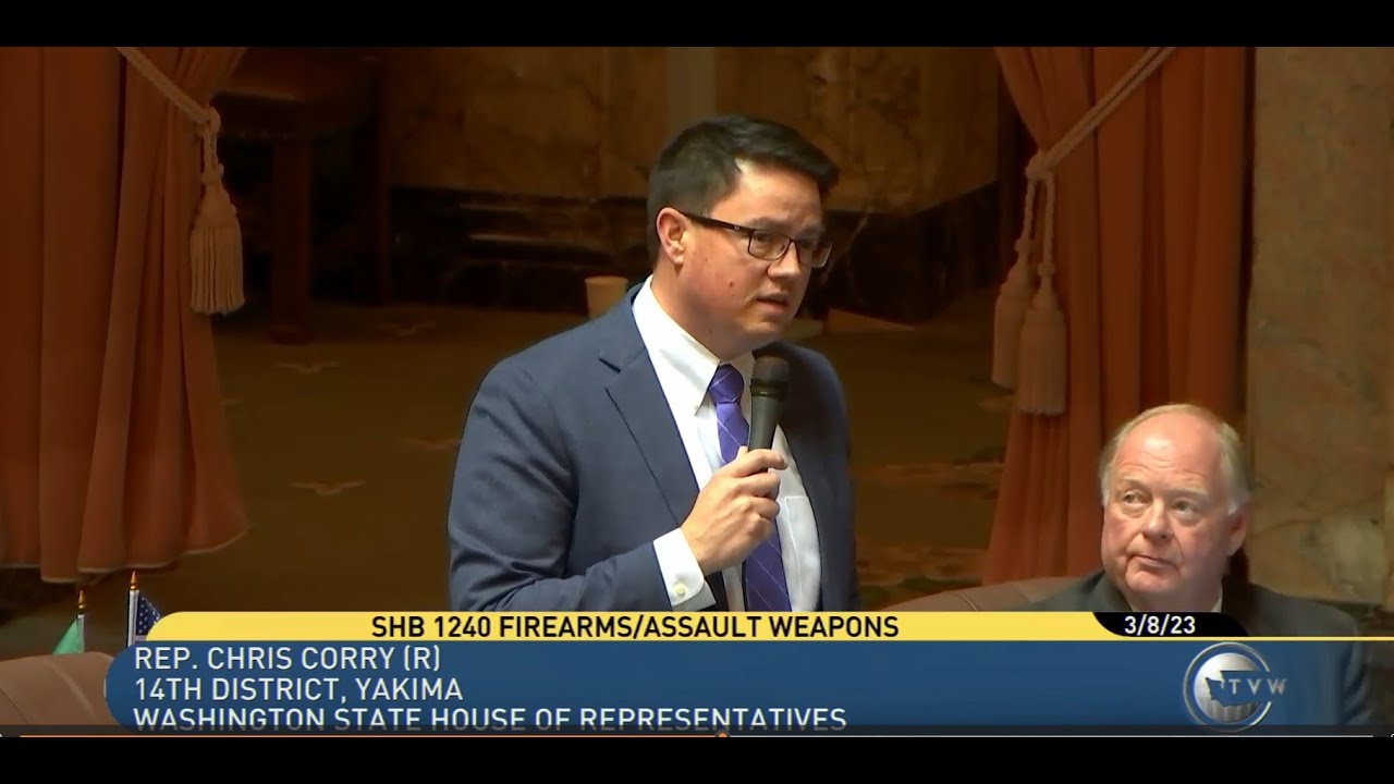Rep. Chris Corry speaks out against bill banning so-called assault weapons - YouTube
