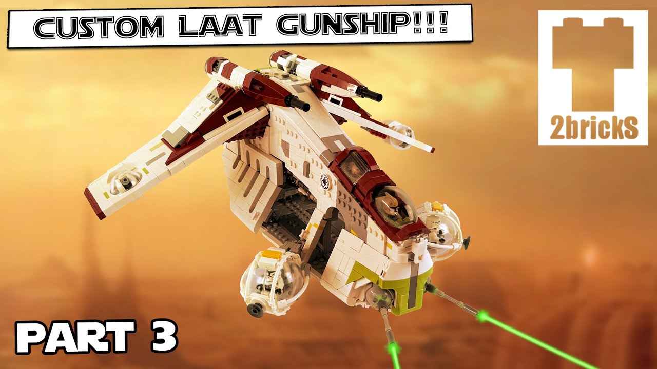 Designing the LAAT Gunship in LEGO Part 3 - Think Like A LEGO Designer ...