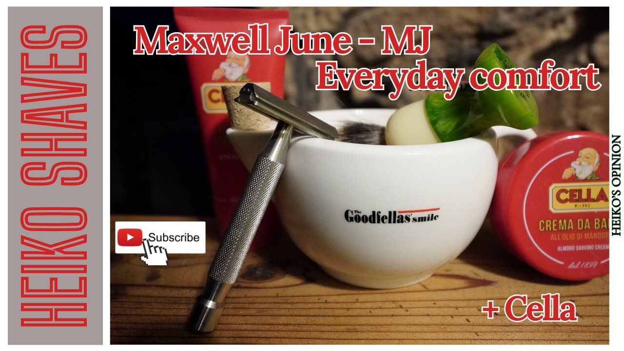 Maxwell June - MJ first shave - Daily Comfort - YouTube