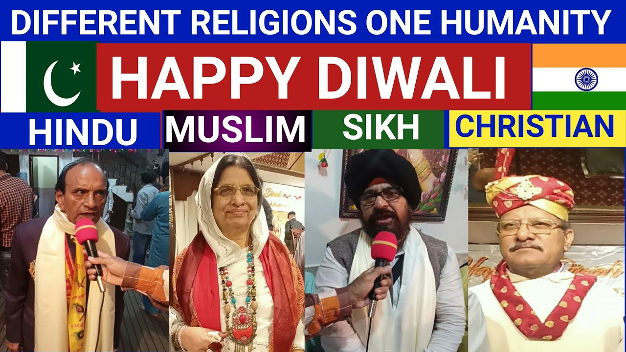 Hindu Muslim Sikh Christian Together Celebrate Diwali Milan Party in ...