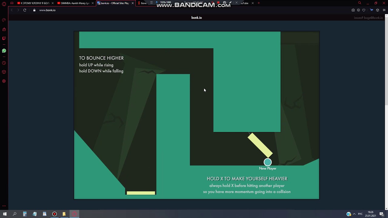 bonk.io tutorial speedrun (18.6) seconds - YouTube