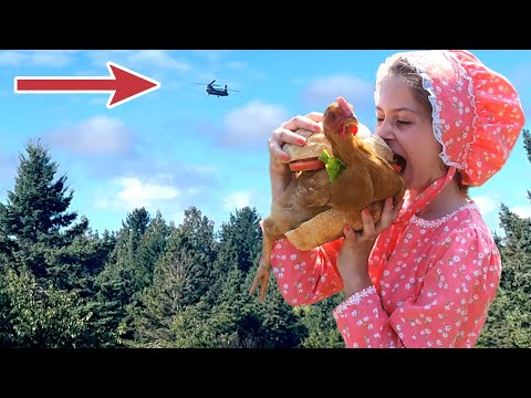 UNBELIEVABLE!! Teen Girls Eat their Own CHICKEN! Did they send the MILITARY?