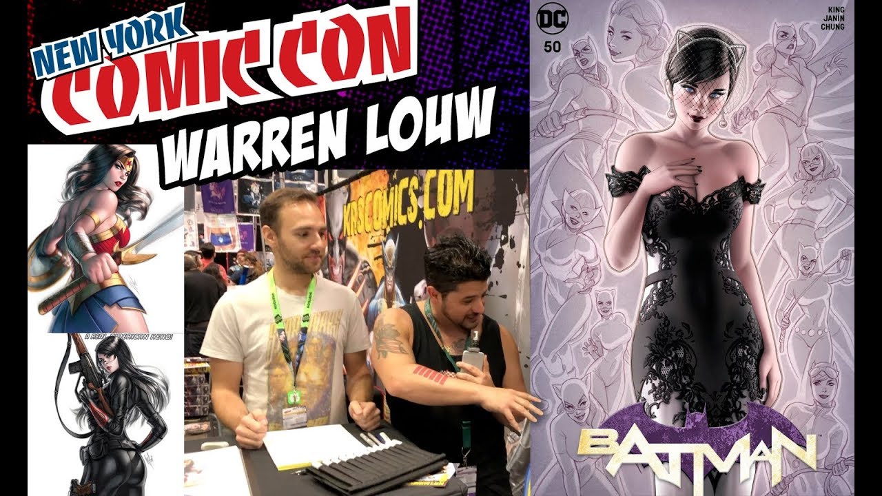 Warren Louw Interview with at NYCC 2018! - YouTube