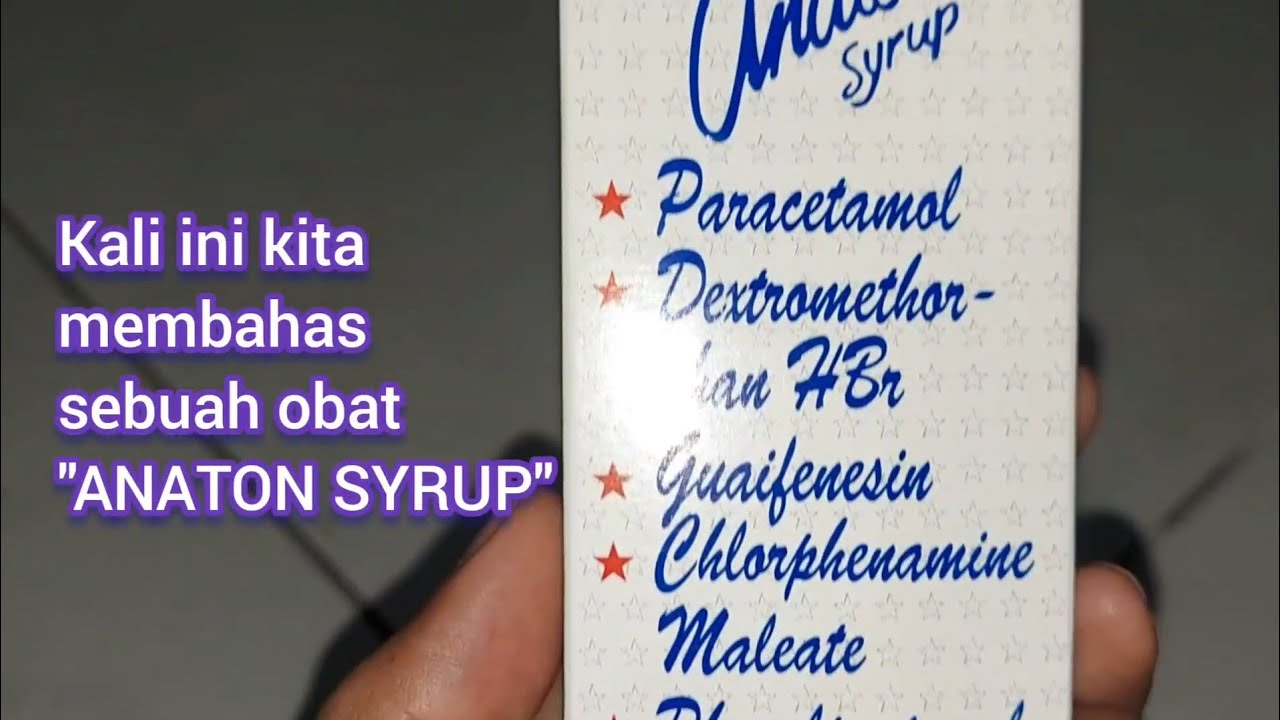 Obat Flu Dan Batuk Anaton sirup | antipiretik analgesik Antitusif ...
