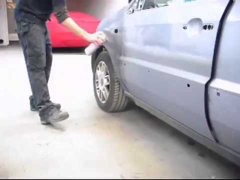 A guide coat for primer - YouTube