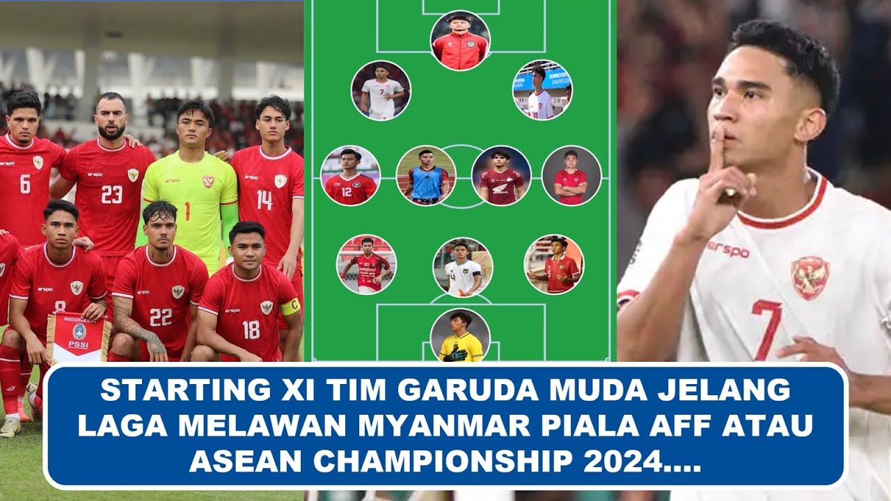Perkiraan Starting XI TIm Garuda Muda vs Myanmar, Laga Perdana Piala ...