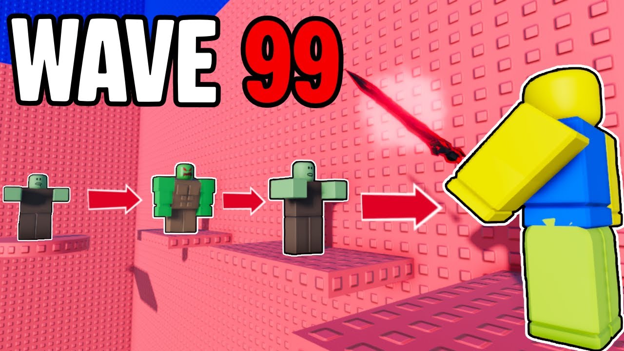 Completing the IMPOSSIBLE Zombie Tower in Roblox! - YouTube
