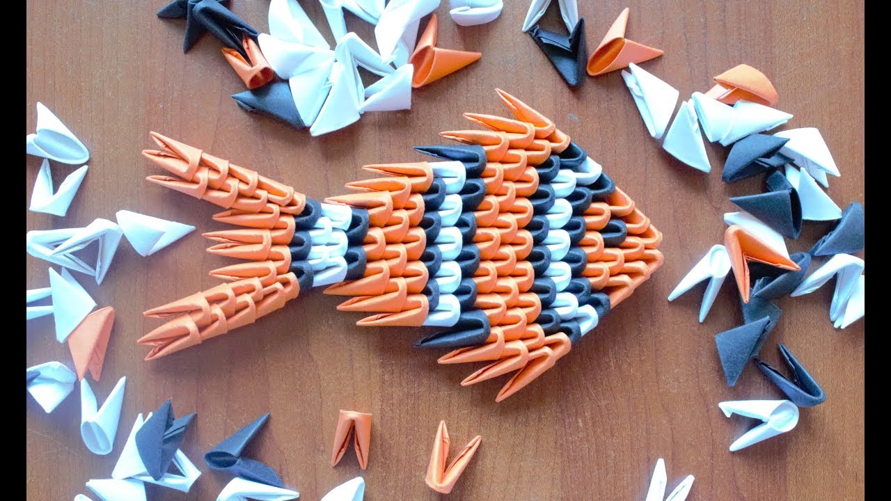 3D Origami Nemo Tutorial: Dive into the Aquatic World of Papercraft ...