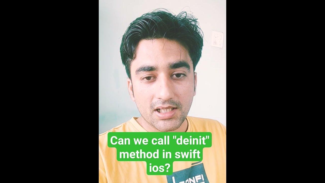 can we call deinit method in Swift ios?? #interview #questions #shorts #ios #Swift #deinit # ...