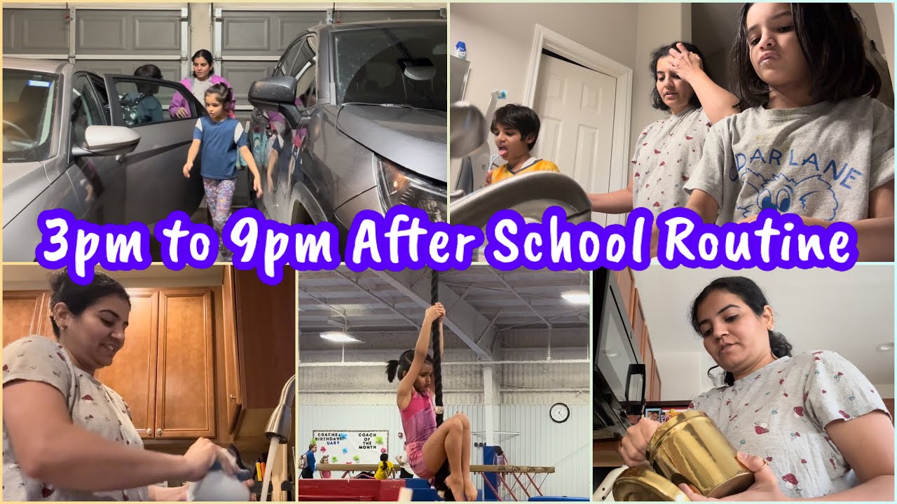 GYMNASTICS make up class PRODUCTIVE EVENING ROUTINE Homemaking FAMILY ...