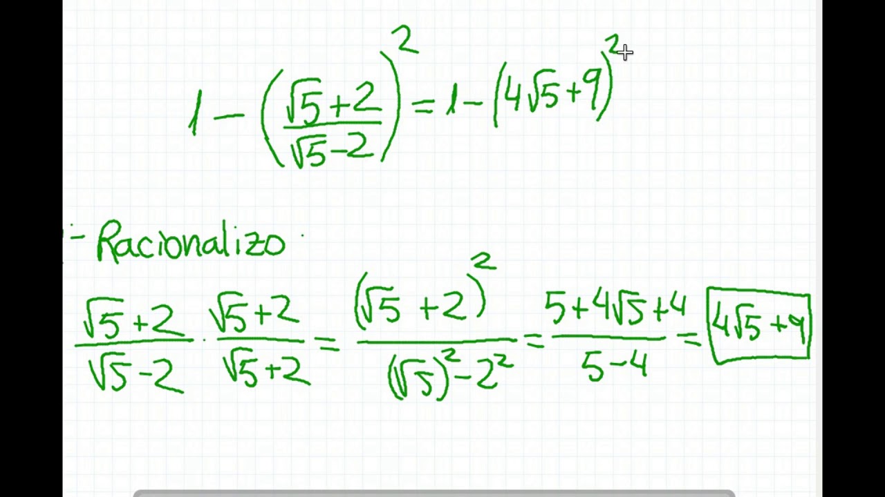Operaciones con expresiones radicales. - YouTube