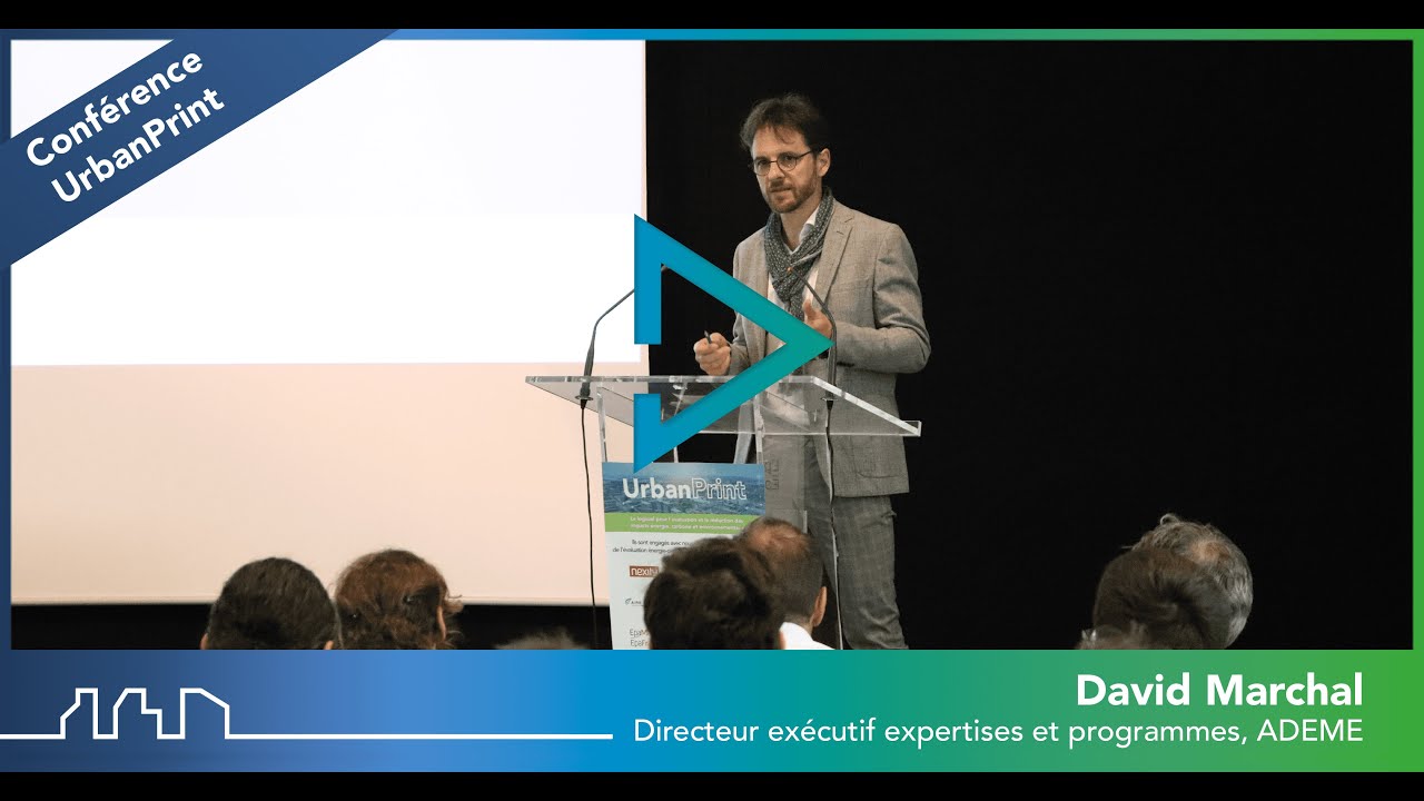 David Marchal de l'ADEME, lors du lancement de la nouvelle interface d ...