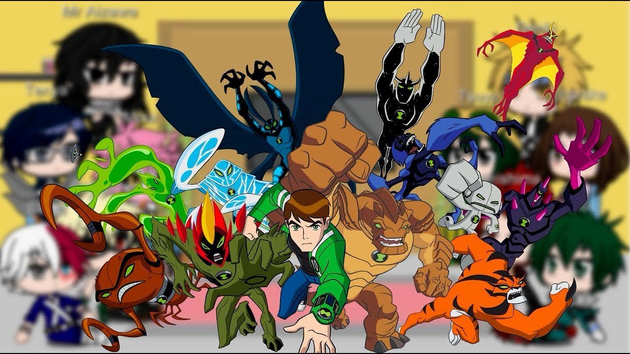 MHA React to Ben 10 | Gacha Life | BNHA - YouTube