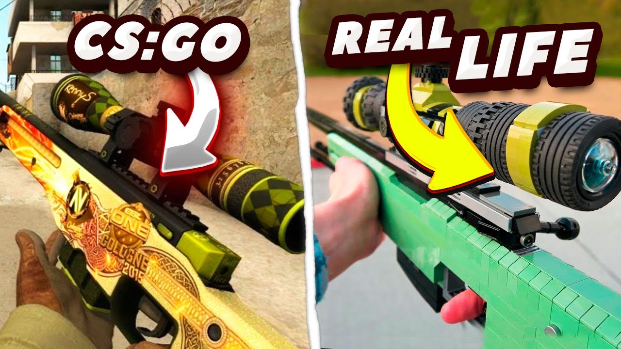 CS:GO WEAPONS IN REAL LIFE! - YouTube